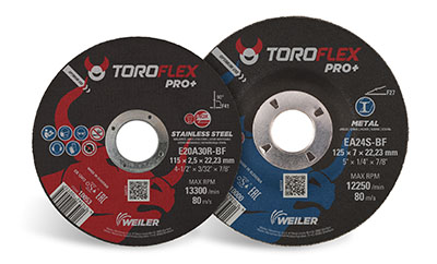 Weiler Abrasives Announces Expansion of Toroflex 2.0 Cutting, Grinding ...