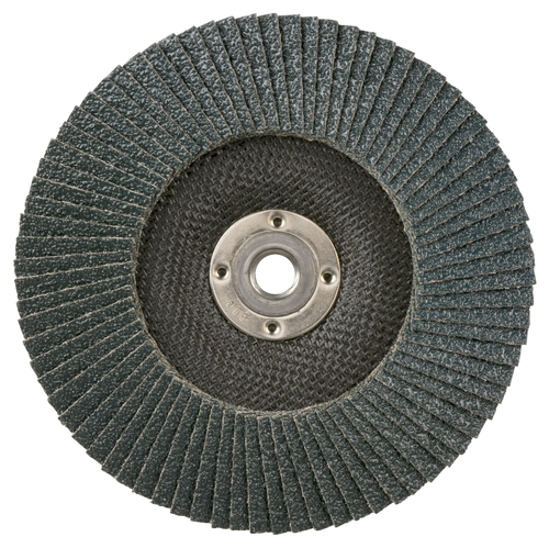7" Tiger Paw Abrasive Flap Disc, Flat (TY27), Phenolic Backing, 60Z, 5/ ...